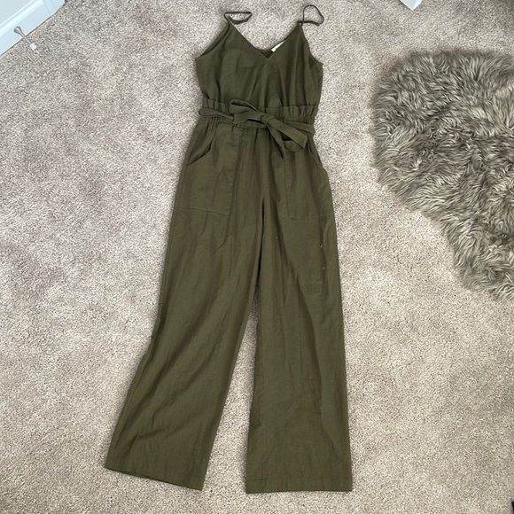 Pants & Jumpsuits | Olive Green Jumpsuit | Poshmark